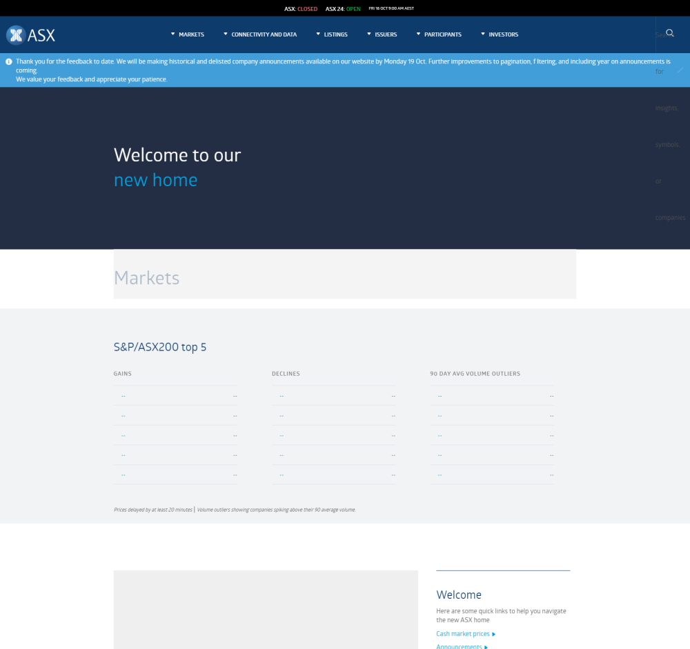 Australian Securities Exchange | ASX